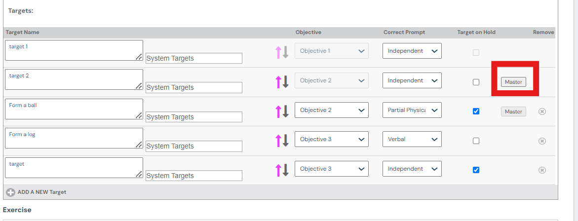 Client Program (Skill Acquisition Programs)