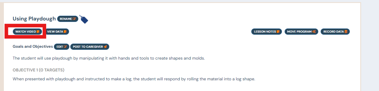 Client Program (Skill Acquisition Programs)